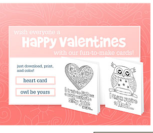 FREEBIE: Free Downloadable Valentine's Day Card | Free Tastes Good!